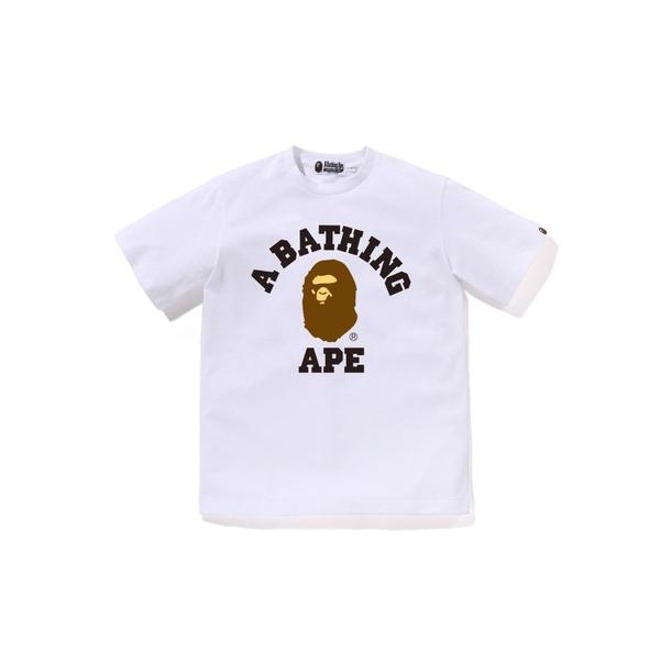 ZOZO問い合わせ番号:100897963ショップ:A BATHING APE，ア ベイシング エイプブランド:A BATHING APE，アベイシングエイプ商品名:COLLEGE TEEカテゴリ:トップス>Tシャツ/カットソーブラン...