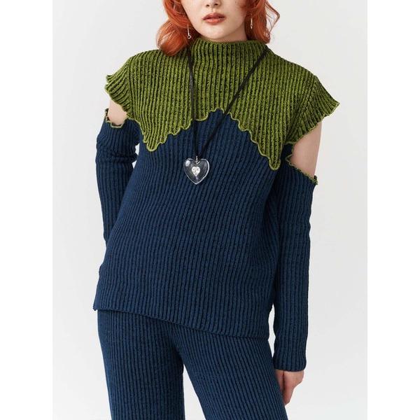 『タイムセール実施中』参考価格：24，200円発売時期：2023年08月コンディション：A（使用感なし）数回使用した程度で使用感が感じられないアイテム参考商品名：Bicolor Sweater参考品番：2323526004，23235260...