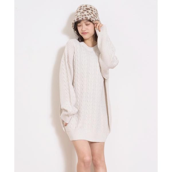 『セール実施中』ZOZO問い合わせ番号:100928606ショップ:NARUMIYA ONLINE，ナルミヤ オンラインブランド:LOVETOXIC，ラブトキシック商品名:ラメニットルーズワンピースカテゴリ:ワンピース/ドレス>ワンピ...