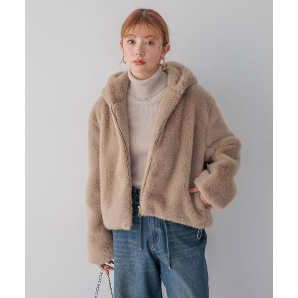 『タイムセール実施中』ZOZO問い合わせ番号:100928805ショップ:BAYFLOW，ベイフローブランド:BAYFLOW，ベイフロー商品名:[トレンドアイテム]ファーフーディーブルゾンカテゴリ:ジャケット/アウター>ブルゾンブラン...