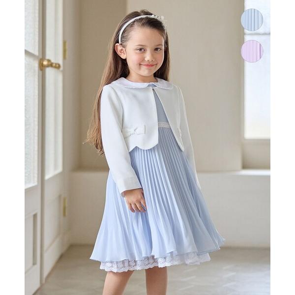 ZOZO問い合わせ番号:100929037ショップ:ANY，エニィブランド:ANY，エニィ商品名:【2点セット】リボンボレロジャケット+シフォンプリーツ ワンピースカテゴリ:ワンピース/ドレス>ワンピースブランド品番:OPFKLS02...