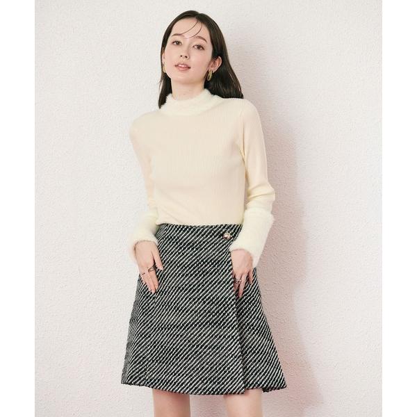 『セール実施中』ZOZO問い合わせ番号:100929339ショップ:Rose Tiara，ローズティアラブランド:Audie a Muses，オーディアミューズ商品名:MIXカラーミニスカート/綾目カテゴリ:スカート>スカートブランド...