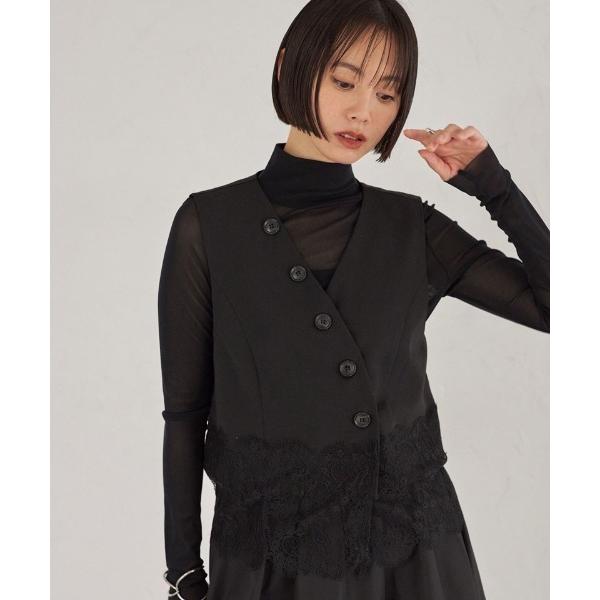 ZOZO問い合わせ番号:100929373ショップ:tocco closet／&amp;. NOSTALGIA，トッコ　クローゼット　／　アンドドットノスタルジアブランド:ARVELLIA，アルベリア商品名:LACE EDGE VESTカテ...