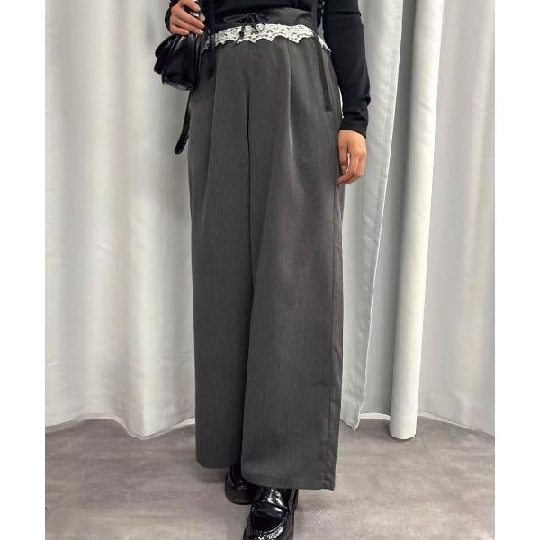 『タイムセール実施中』ZOZO問い合わせ番号:100929783ショップ:CORNERS，コーナーズブランド:Lots of Love，ロッツオブラブ，CORNERS，コーナーズ商品名:ツイルウエストレースパンツカテゴリ:パンツ>スウ...