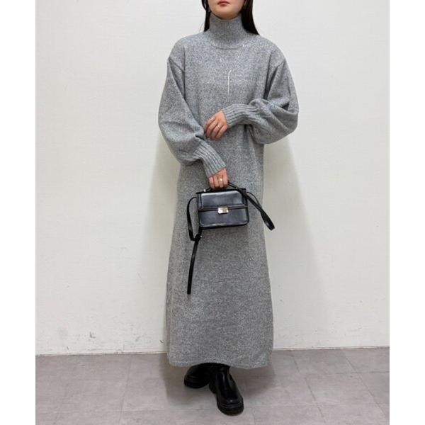 『セール実施中』ZOZO問い合わせ番号:100929786ショップ:LOUNGEDRESS，ラウンジドレスブランド:LOUNGEDRESS，ラウンジドレス商品名:ハイネックニットワンピースカテゴリ:ワンピース/ドレス>ワンピースブラン...