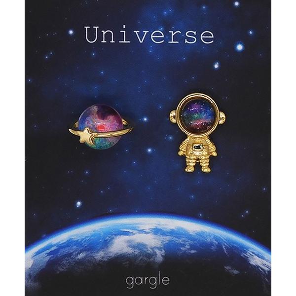 ※このアイテムは返品・交換対象外商品です。ZOZO問い合わせ番号:100930390ショップ:COMMON WARE，コモンウェアブランド:gargle，ガーグル商品名:gargle ガーグル：宇宙シリーズ　コズミック飛行士　土星　ピアスカ...