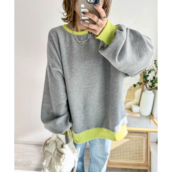 『セール実施中』ZOZO問い合わせ番号:100931319ショップ:SUGAR BISKET，シュガービスケットブランド:AMELY，エミリー，SUGAR BISKET，シュガービスケット商品名:《emaさんコラボ》裏起毛 ワッフルトップス...