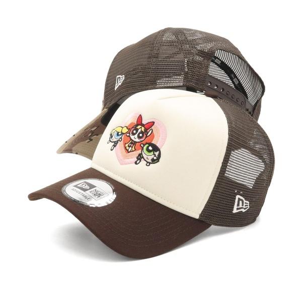 ZOZO問い合わせ番号:100933211ショップ:ONSPOTZ，オンスポッツブランド:NEW ERA，ニューエラ商品名:ニューエラ メッシュキャップ 9FORTYA-FRAME パワーパフガールズコラボカテゴリ:帽子>キャップブラ...