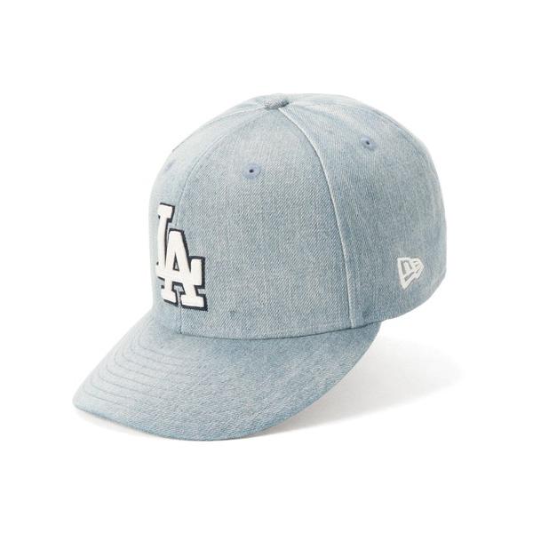 ZOZO問い合わせ番号:100933215ショップ:ONSPOTZ，オンスポッツブランド:NEW ERA，ニューエラ商品名:ニューエラキャップ PRE-CURVED59FIFTY MLBロサンゼルスドジャース デニムカテゴリ:帽子>キ...