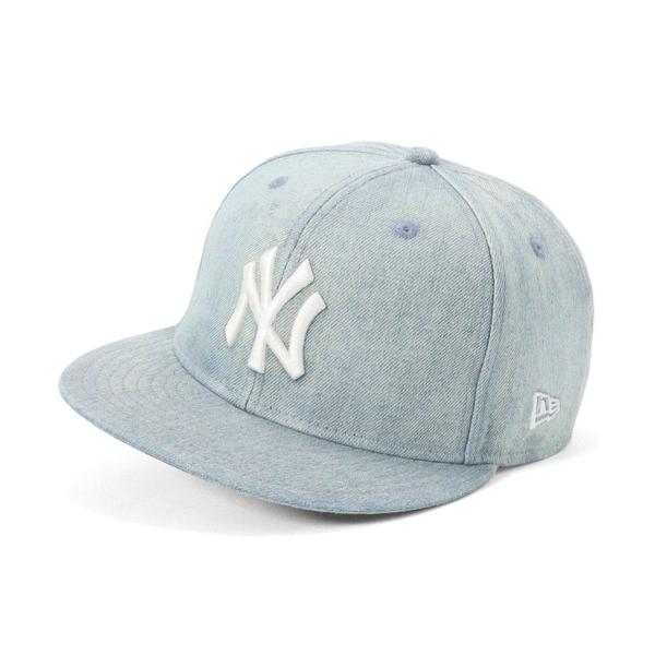 ZOZO問い合わせ番号:100933230ショップ:ONSPOTZ，オンスポッツブランド:NEW ERA，ニューエラ商品名:ニューエラキャップ 9FIFTY MLBニューヨークヤンキース デニムカテゴリ:帽子>キャップブランド品番:1...