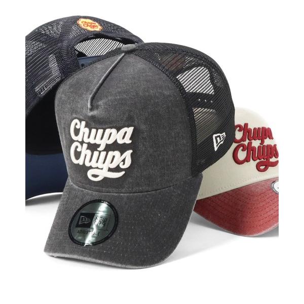 ZOZO問い合わせ番号:100933260ショップ:ONSPOTZ，オンスポッツブランド:NEW ERA，ニューエラ商品名:ニューエラ メッシュキャップ 9FORTYA-FRAME チュッパチャップスコラボカテゴリ:帽子>キャップブラ...