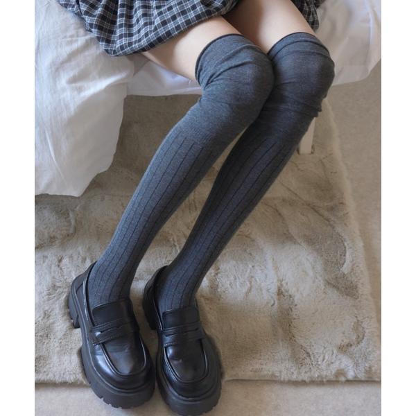 ※このアイテムは返品・交換対象外商品です。ZOZO問い合わせ番号:100934973ショップ:Auntie Rosa，アンティローザブランド:Birthday room，バースデイルーム商品名:シアー切替ニーハイソックス/Sheer Kne...