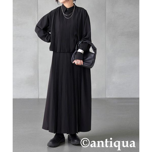 ZOZO問い合わせ番号:100934990ショップ:antiqua，アンティカブランド:antiqua，アンティカ商品名:プリーツワンピースカテゴリ:ワンピース/ドレス>ワンピースブランド品番:PK-01368素材:表地：ポリエステル...