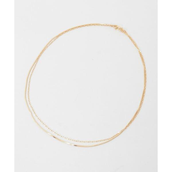 ZOZO問い合わせ番号:100935364ショップ:martinique，マルティニークブランド:martinique，マルティニーク商品名:【MARIHA】Silent Rain ネックレス2連 40cmカテゴリ:アクセサリー>ネッ...