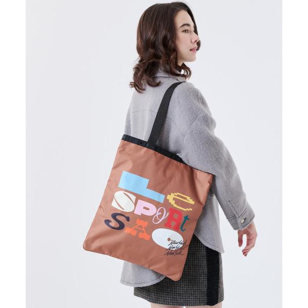 ZOZO問い合わせ番号:100966094ショップ:LeSportsac，レスポートサックブランド:LeSportsac，レスポートサック商品名:GRAND EMERALD TOTE LSSタイポグラフィトートカテゴリ:バッグ>トート...