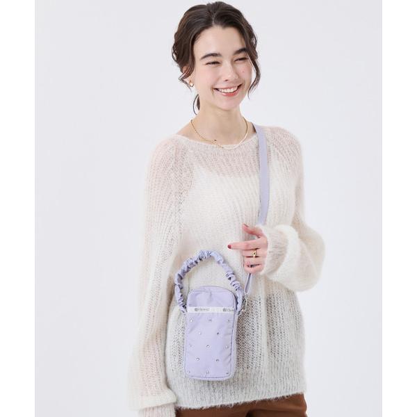 ZOZO問い合わせ番号:100966104ショップ:LeSportsac，レスポートサックブランド:LeSportsac，レスポートサック商品名:GH MINI PHONE XBODY ビジューソフトラベンダーカテゴリ:バッグ>ショル...