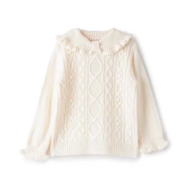 『セール実施中』ZOZO問い合わせ番号:100974652ショップ:sense of wonder，センスオブワンダーブランド:sense of wonder，センスオブワンダー商品名:GIRL'Sケーブルセーターカテゴリ:トップス>...