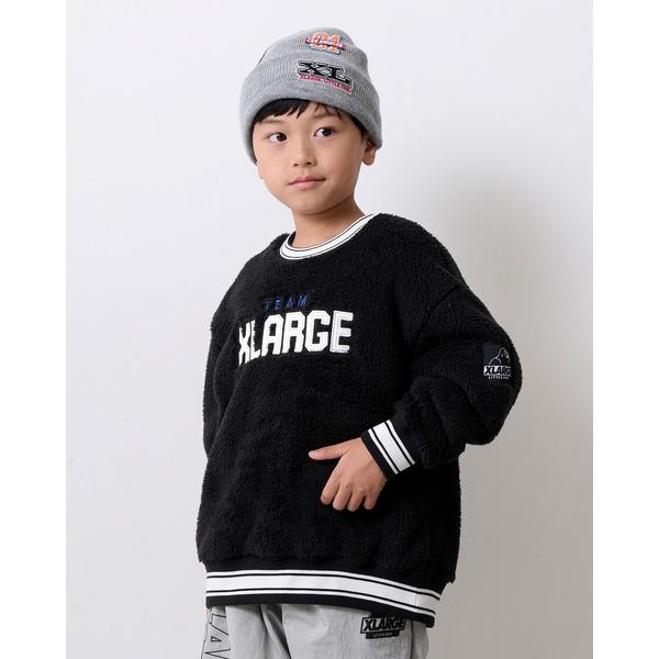 『セール実施中』ZOZO問い合わせ番号:100974655ショップ:X-girl Stages，エックスガール ステージスブランド:XLARGE KIDS，エクストララージキッズ商品名:ボアプルオーバーカテゴリ:トップス>スウェットブ...
