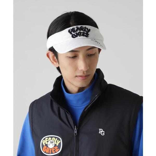 ZOZO問い合わせ番号:100976529ショップ:the HOUSE，ザハウスブランド:PEARLY GATES，パーリーゲイツ商品名:【PEARLY GATES】ぷっくりロゴ中綿ＶＩＳＯＲカテゴリ:帽子>サンバイザーブランド品番:...