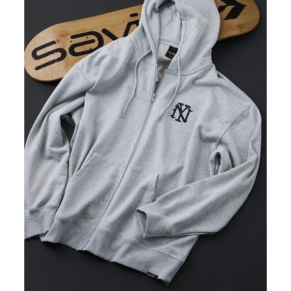『タイムセール実施中』ZOZO問い合わせ番号:100976959ショップ:LB/S，エルビーエスブランド:SAVIER，サビアー，UNIIT，ユニット商品名:【SAVIER：サビアー】NY ロゴ刺繍 ショート丈 フルジップパーカー 【セット...