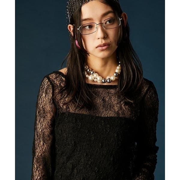 『タイムセール実施中』ZOZO問い合わせ番号:100977113ショップ:SMILE LAND，スマイルランドブランド:GEVS.，ジェイヴィス，SMILE LAND，スマイルランド商品名:レースクルーネックプルオーバー＜大きいサイズ有＞G...