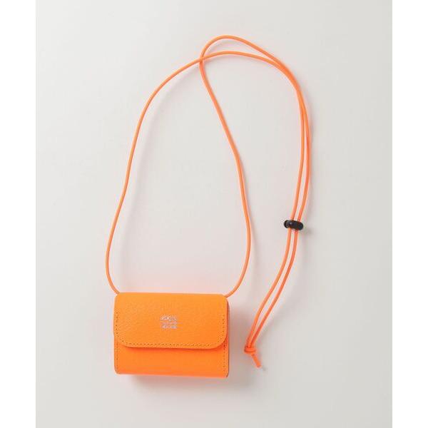 ZOZO問い合わせ番号:100977665ショップ:PR01.，ピーアールワンブランド:1/2 HALF，ニブンノイチハーフ，PR01.，ピーアールワン商品名:1/2HALF LOW NOISE  ネオンレザーコンパクトウォレットカテゴリ:...