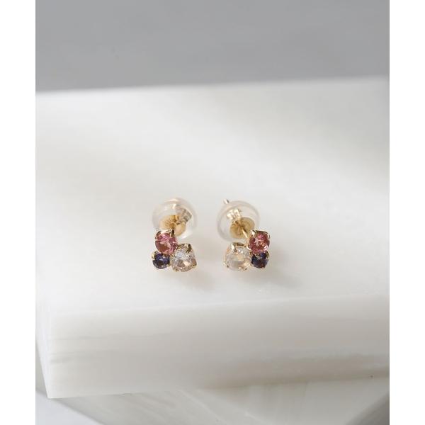 ※このアイテムは返品・交換対象外商品です。ZOZO問い合わせ番号:100978212ショップ:collecala，コレカラブランド:queite，ケイト，colleca la，コレカラ商品名:K10 3pcsラウンドアソートピアス［quei...