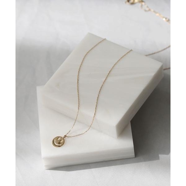 ZOZO問い合わせ番号:100978441ショップ:collecala，コレカラブランド:queite，ケイト，colleca la，コレカラ商品名:K10 YG スマイルネックレス［queite］カテゴリ:アクセサリー>ネックレスブ...