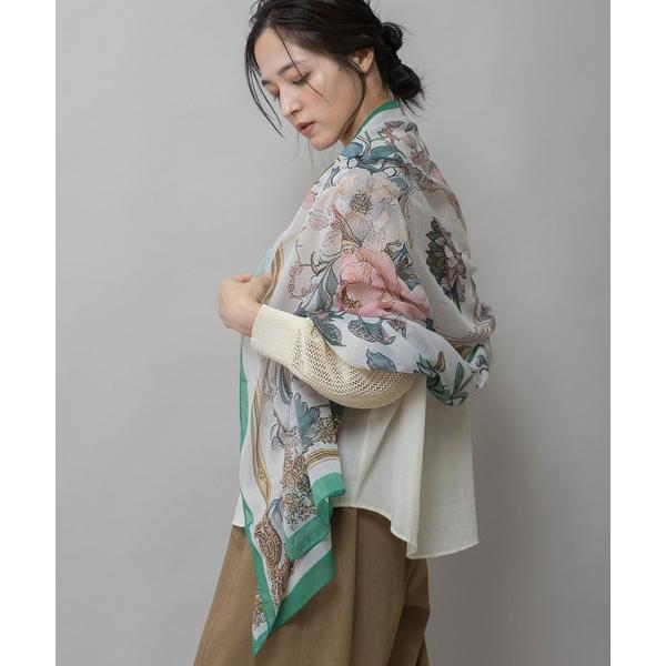 ZOZO問い合わせ番号:100978981ショップ:Munich，ミューニックブランド:Munich，ミューニック商品名:フラワープリントストールカテゴリ:ファッション雑貨>ストール/ショールブランド品番:GM261G20素材:ポリエ...