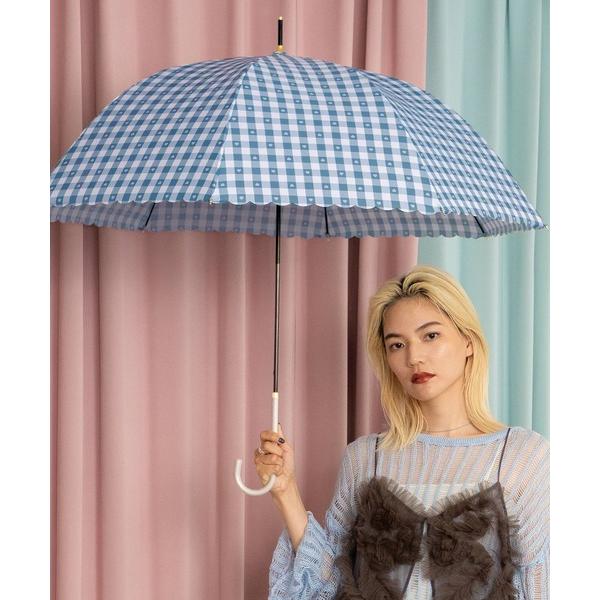 ZOZO問い合わせ番号:100979111ショップ:Wpc./KiU，ダブリュピーシーキウブランド:Wpc.，ダブリュピーシー商品名:ギンガムハート 雨傘 長傘 Ｗpc.カテゴリ:ファッション雑貨>長傘ブランド品番:4631-06-0...