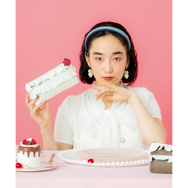 ZOZO問い合わせ番号:100979117ショップ:Wpc./KiU，ダブリュピーシーキウブランド:Wpc.，ダブリュピーシー商品名:遮光ケーキモチーフ ミニ 日傘 折りたたみ Wpc.カテゴリ:ファッション雑貨>折りたたみ傘ブランド...