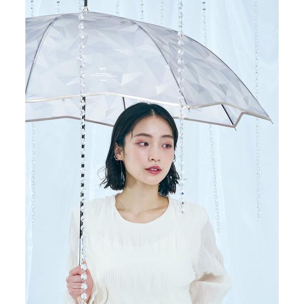 ZOZO問い合わせ番号:100979165ショップ:Wpc./KiU，ダブリュピーシーキウブランド:Wpc.，ダブリュピーシー商品名:[ビニール傘]ジェムストーンアンブレラカテゴリ:ファッション雑貨>長傘ブランド品番:PT-086-0...