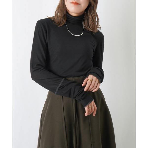 『セール実施中』参考価格：6，490円発売時期：2023年08月コンディション：D（傷・汚れあり）傷や汚れがあるが使用には問題ないアイテム全体的：毛玉参考商品名：LC/LLL メランジフライス配色タートル / 袖切替シアータートルネックデザ...