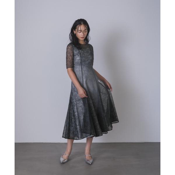 『タイムセール実施中』ZOZO問い合わせ番号:100985474ショップ:ANDRESD，アンドレスドブランド:Rose of Sharon，ローズオブシャロン商品名:総レースグラデーションフレアドレスカテゴリ:ワンピース/ドレス>ド...