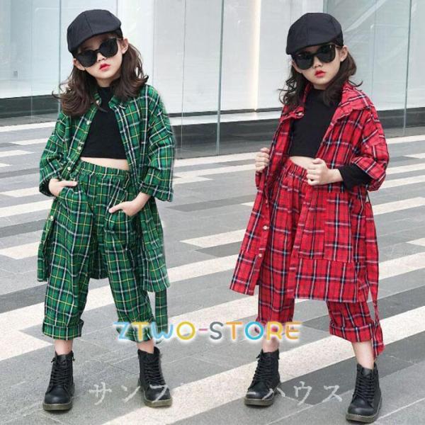 爆買セットアップ ヒップホップ ダンス衣装 キッズ HIPHOP衣装  ダンストップス ダンスパンツ 女の子  男の子 ジャズダンス  練習着 団体服 演出服  発表会 団体注文可セット内容：シャツ+パンツ素 材綿参考サイズ（単位：cm）1...