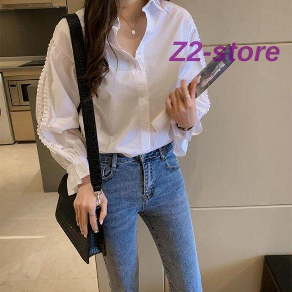 爆買■商品名シャツ レディース 白 ホワイト Tシャツ ブラウス シャツ 刺繍 襟付き 前開き 透かし彫り 無地 大きいサイズ シャツ レース 夏 韓国風 オシャレ ゆったり■■カラーホワイト ■実寸(cm)約《サイズ》身幅/着丈/肩幅/袖...