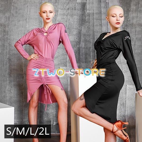 爆買[ セット内容 ]ワンピース(パンツ付き、スカートの中は、レオタード式です。)「記載のないアクセサリー、小物等は付属しません」[ カラー ]ピンク/ブラック[ 素材 ]ポリエステル[ サイズ ](cm)S/M/L/2L社交ダンス ラテン...