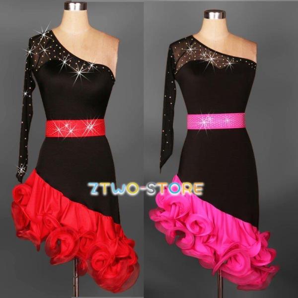 爆買[ 商品名 ]ダンス衣装 ラテンダンス 社交ダンス モダンダンス スタンダードドレス タンゴ服 ワンピース レディース 演出用 練習服 dm037w1w1w7[ セット内容 ]ワンピース/ベルト(セット内容に記載のないアクセサリー?小物...