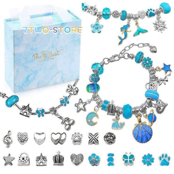 爆買商品情報材質：樹脂、合金セット内容：ブレスレット「３PCS」+チャーム「６０PCS」チャームサイズ：1.5*1.5 CMブレスレット：16CM--20CM 調整可能パッケージ：14*12*5.5 CM重さ：210 gご注意：本商品は小部...