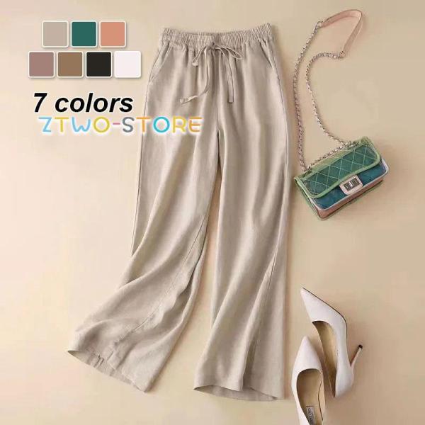 爆買◆【カラー】：グリーン　ブラック　テラコッタ　ネイビー　アイボリー　ブラウン◆【サイズ】：M　L　XL　2XL　3XL◆【素 材】：コットン　リネン　コットン　リネン　ポリエステル【おススメポイント】：《1》控え目なカラーで大人らしく魅...