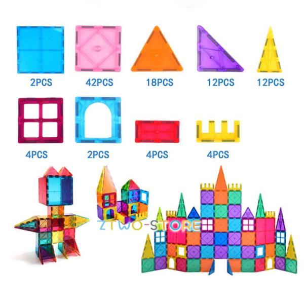 爆買DREAM BIG＆BUILD BIG-制限はありません。マスターピースを作成するためにピースを追加することで、必要なだけ大きく構築するためにスケーラブルです。 巨大なスタイルのPicassoTiles。警告: この商品には小さな磁石が...