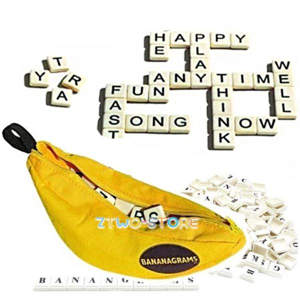 爆買アメリカで大のパーティーゲーム、英語クロスワードのBananagrams。144枚のアルファベットタイルを使って、クロスワードを作る英語ゲームです。英語の語彙力があればあるほどおもしろいバナナグラムス。手持ちのタイルを自由に配置して、自...