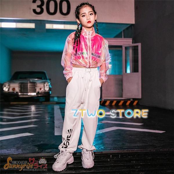 爆買キッズ ダンス衣装 ヒップホップ HIPHOP 子供服 長袖 ジャケット タンクトップ パンツ ジャズダンス 女の子 ステージ衣装 体操服 練習着 演出服素材：ポリエステル/その他内容：タンクトップのみ・ ジャケットのみ・パンツ のみ3...