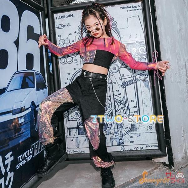 爆買キッズダンス衣装 ジャズダンス 女の子 ガールズセットアップ チア チアガール ステージ衣装 タンクトップ パンツ 韓国 ステージ衣装ス 練習着 発表会素材：ポリエステルセット内容：3点セット（トップス+ベスト+パンツ）【カラー】画像通...