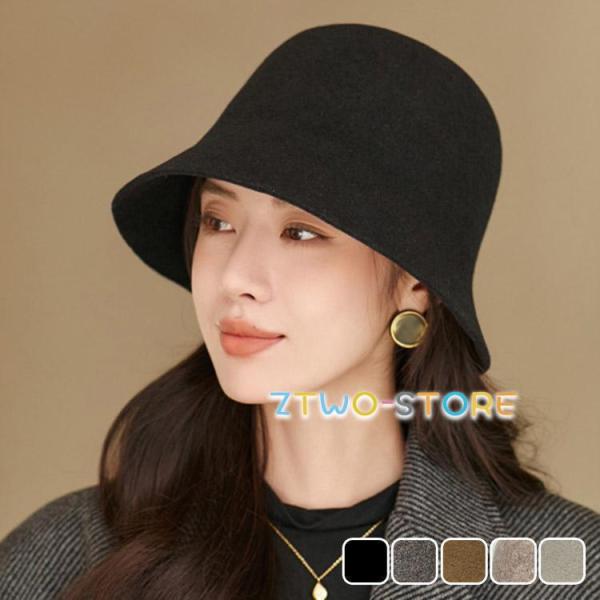 爆買帽子 レディース バケットハット 秋 冬 おしゃれ かわいい バケハ 防寒 小顔効果 折りたたみ 無地 シンプル 黒■セット内容?1点?帽子Bucket Hatcover one's headSimple designどんなコーデにも合...