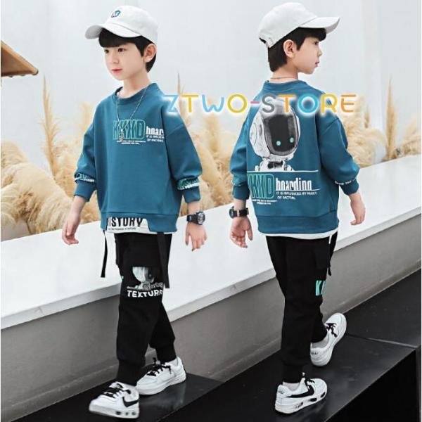 爆買子供ジャージ 上下セット スウェット　セットアップ パーカー トレーニングウェア スポーツウェア キッズ 子供服 春秋■素材：綿/ポリエステル■カラー：ブラック、ブルー■サイズ：cm120：着丈45 バスト78  パンツ着丈68　 適応...