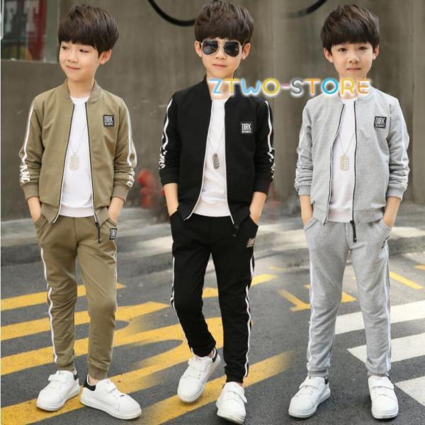 爆買子供ジャージ　上下セット スウェット 2点セットアップ トレーニングウェア 男の子 スポーツウェア 運動服 キッズ ジュニア 子供服 春秋服普段着だけでなく運動会や遠足、スポーツ以外にパジャマとしても◎通気性がよく、汗をかいてもサラサラ...