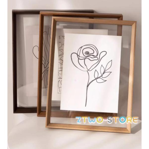 フォトフレーム  A4サイズ 写真立て ポストカード 木製 おしゃれ かわいい ナチュラル 北欧インテリア 韓国インテリア 雑貨 新生活