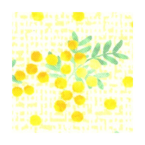 Riconic〜ハナトミ〜ドビー織りの生地模様に、ミモザの鮮やかなイエローの花。フラットな生地でありながら、立体感のある素朴でかわいらしい小花の生地ができあがりました。■30ｃｍ〜（10ｃｍ単位）ご注文頂けます。【お断り】ご注文のタイミング...