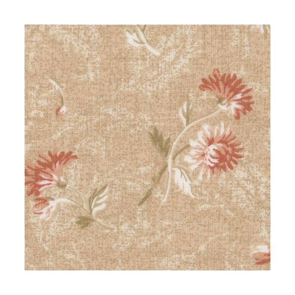 Dear Graceやわらかなベージュやカーキの地に、繊細なクリサンテーム（菊）を描いた上品なプリント。かすれたような背景がアンティークの趣を感じさせ、落ち着いた中にも華やぎを添えます。クラシックな作品づくりに美しくなじむ一枚です。■30ｃ...